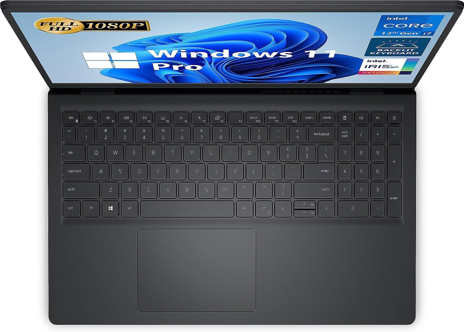 Dell Inspiron 15 3000 Business Laptop, 15.6" FHD Display, 12th Gen Intel Core i7-1255U, Windows 11 Pro, 32GB DDR4 RAM, 1TB PCIe SSD, WiFi 6, SD Card Reader, Long Battery Life