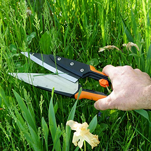 Kings County Tools Grass and Topiary Shears | Classic 6β Spring Blades | Razor Sharp | Rubberized Grips on Plastic Handles | Easy to Open and Snip Clippers