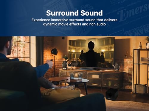 Emerson ED-8050 2.1 Channel Home Theater DVD Player and Surround Sound System with Subwoofer, HDMI Output, USB Playback, and Dual Speakers β Ideal for Immersive Movie and Music Experience