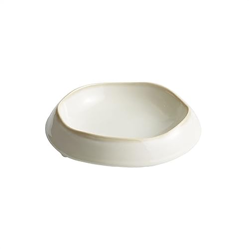 TEXBOOK Dessert Dishes Ceramic Plates Ceramic Serving Plate Home Pasta Plate Dessert Plate Snack Bowl Cake Bowl Salad Bowl Appetizer Plate Kitchenware Salad Plates (Size : 4inch)