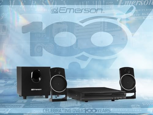 Emerson ED-8050 2.1 Channel Home Theater DVD Player and Surround Sound System with Subwoofer, HDMI Output, USB Playback, and Dual Speakers β Ideal for Immersive Movie and Music Experience