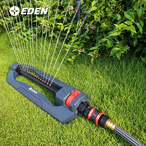 Eden 95210 Premium Garden Hose Fitting Quick Connect with Water Stop & Lock Feature, 5 pc Set