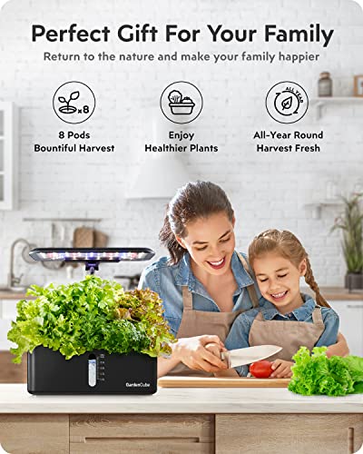 Hydroponics Growing System Indoor Garden: Herb Garden Kit Indoor with LED Grow Light Quiet Smart Water Pump Automatic Timer Healthy Fresh Herbs Vegetables - Hydroponic Planter for Home Kitchen Office…