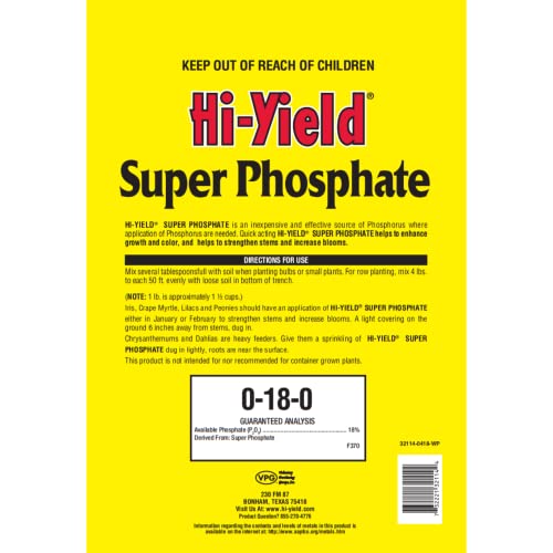 Hi-Yield (32115) Super Phosphate 0-18-0 (4 lbs.)