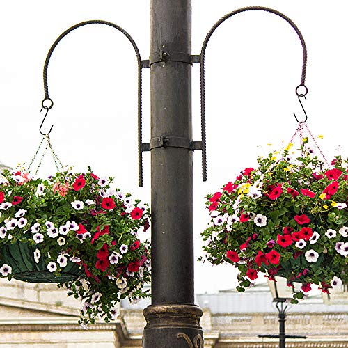 Vindar 4 Pack 6 Inches Bird Feeders Hooks Extra Large S Shape Hooks Heavy Duty S Shape Hook for Hanging Wind Chimes, Garden Ornaments, Gardening Tools, Bird House, Lanterns, Kitchenware