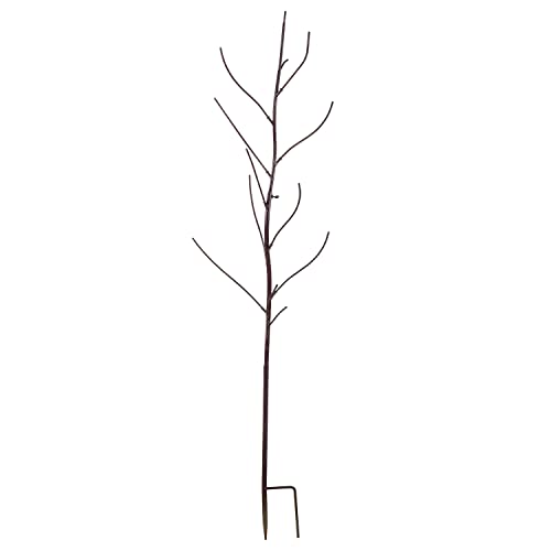 Evergreen Classic Glass Bottle Tree | Made of Rustproof Metal | 63 Inches Tall | Colorful Garden Decorative Bottle Holder & Outdoor Decor | Holds Up to 10 Bottles