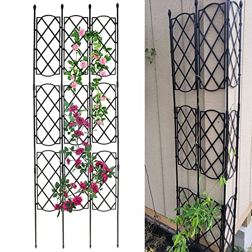 Garden Trellis for Climbing Outdoor Plants 55x18inch Plant Support Structures for Rose Clematis Vine and Climbing Plants