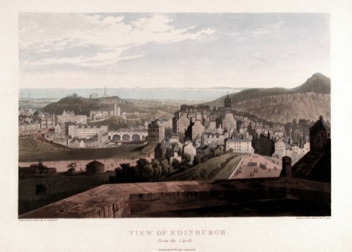 View of Edinburgh, From the Castle