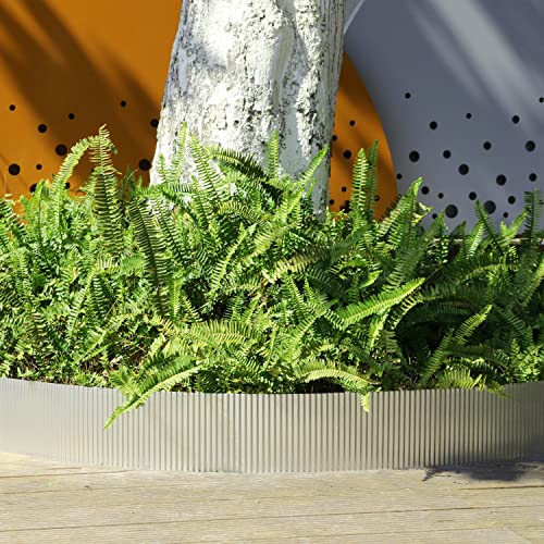 Gardzen Landscape Edging Border, 6 inch × 20 feet Garden Lawn Edging for Vegetable Raised Bed and Flower Bed