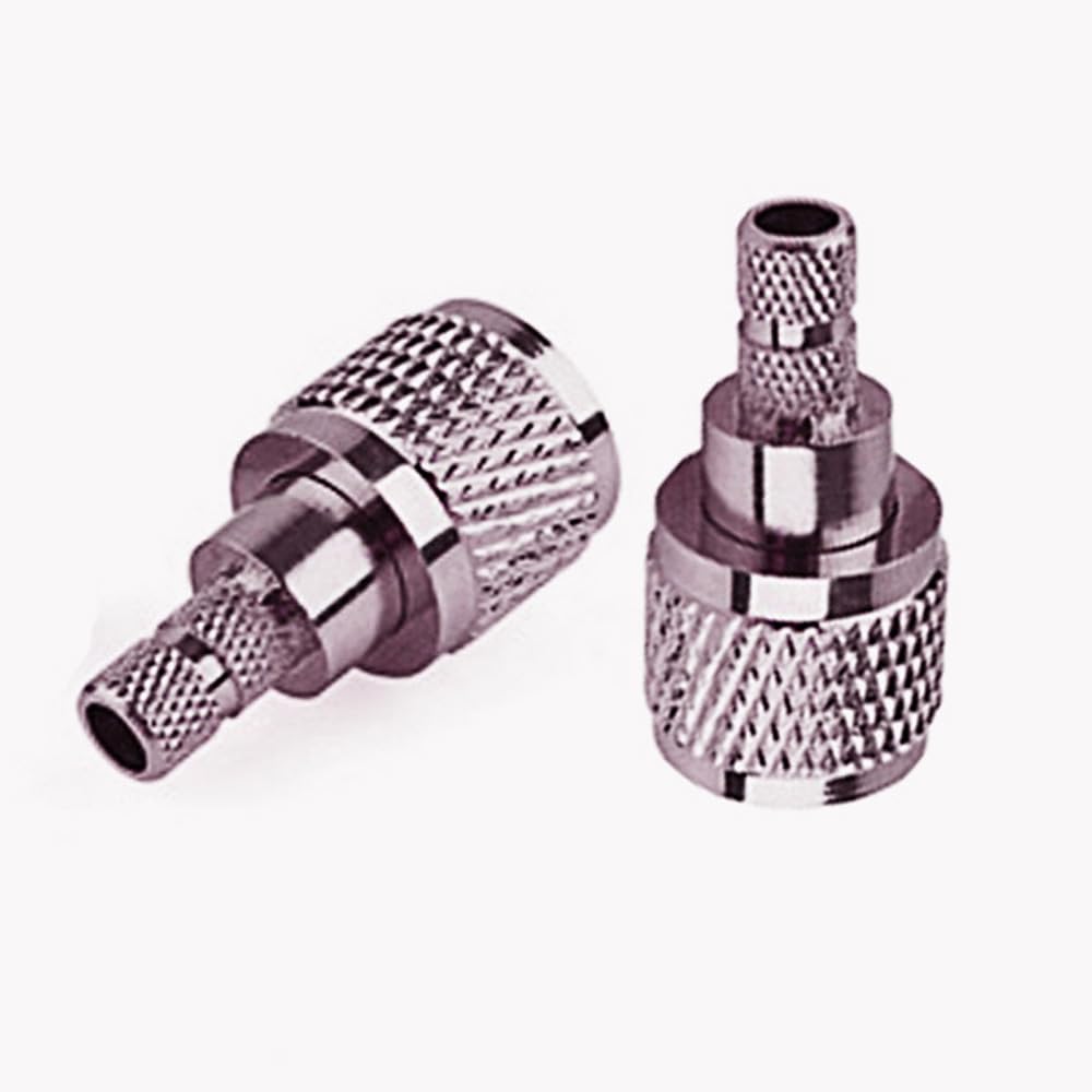 RedYutou Mini-UHF Male Plug Crimp for 50 Ohm RG58 lmr195 Cable 5 Pack