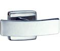 Bobrick B-672 Surface Mount Contoured Double Robe Hook - Polished Stainless Steel - 4"