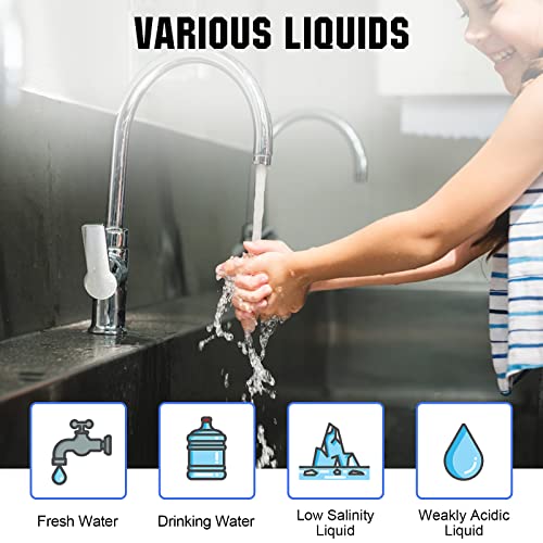 ECO-WORTHY Industrial Water Pressure Diaphragm Pump 110V 5.5GPM 55PSI On Demand RV Fresh Water Pump 110Volt include Garden Hose Adapters for Transfer Booster Water Heater Barrel Sprinkle Irrigation
