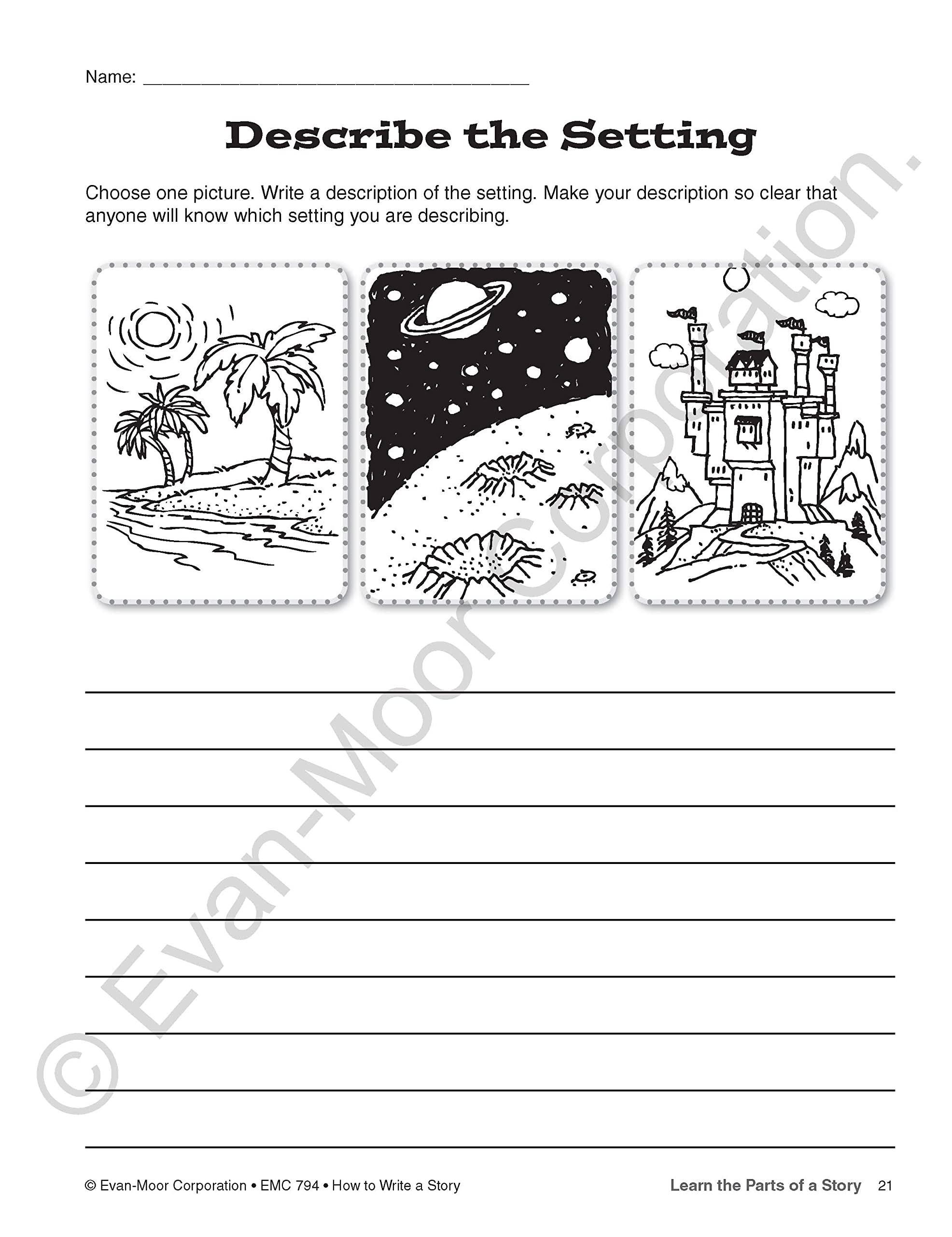 How to Write a Story, Grades 4-6+