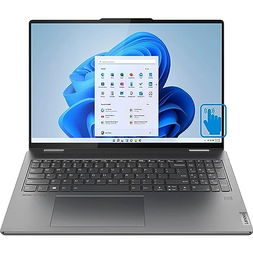 Lenovo Yoga 7i 16.0" Touchscreen WUXGA LED Backlit 2-in-1 Laptop (Intel i5-1335U, 8GB LPDDR5, 512GB M.2 2242 PCIe SSD, Backlit KYB, FP Reader, 2 Thunderbolt 4, WiFi 6E, Win 11 Pro) w/Dockztorm Hub