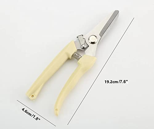 RooTrimmer pack Garden Flower Scissors,Lightweight Hand Pruners Make Cut Smooth & Clean,Premium Plant Shears,Powerful Trimmer Applied to Flowers,Branches and Leaves