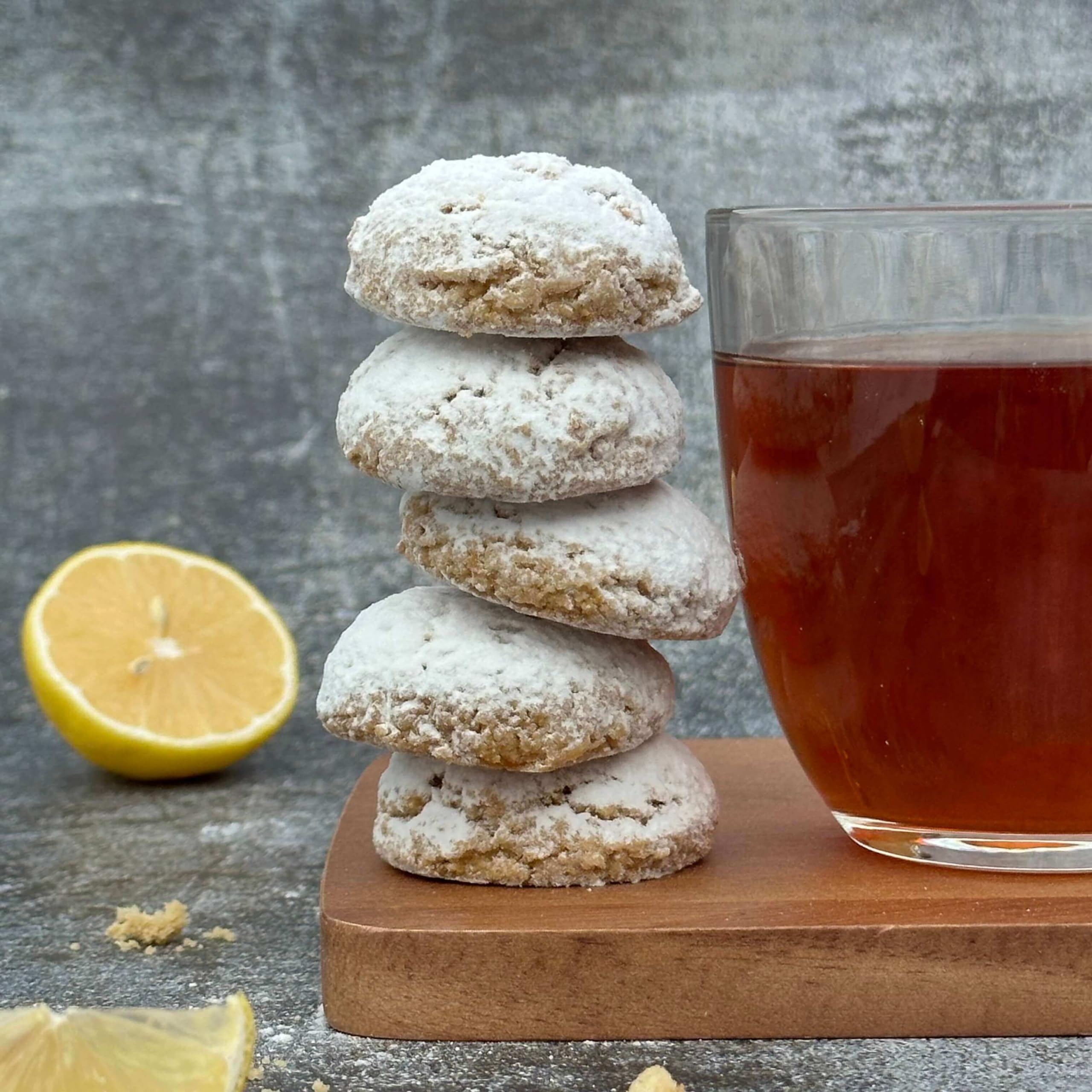 Lemon Cookies, Sugar Free, Low Fat, Gluten Free, Dairy Free, Flèche Healthy Treats, 4.85OZ (Pack of 1)