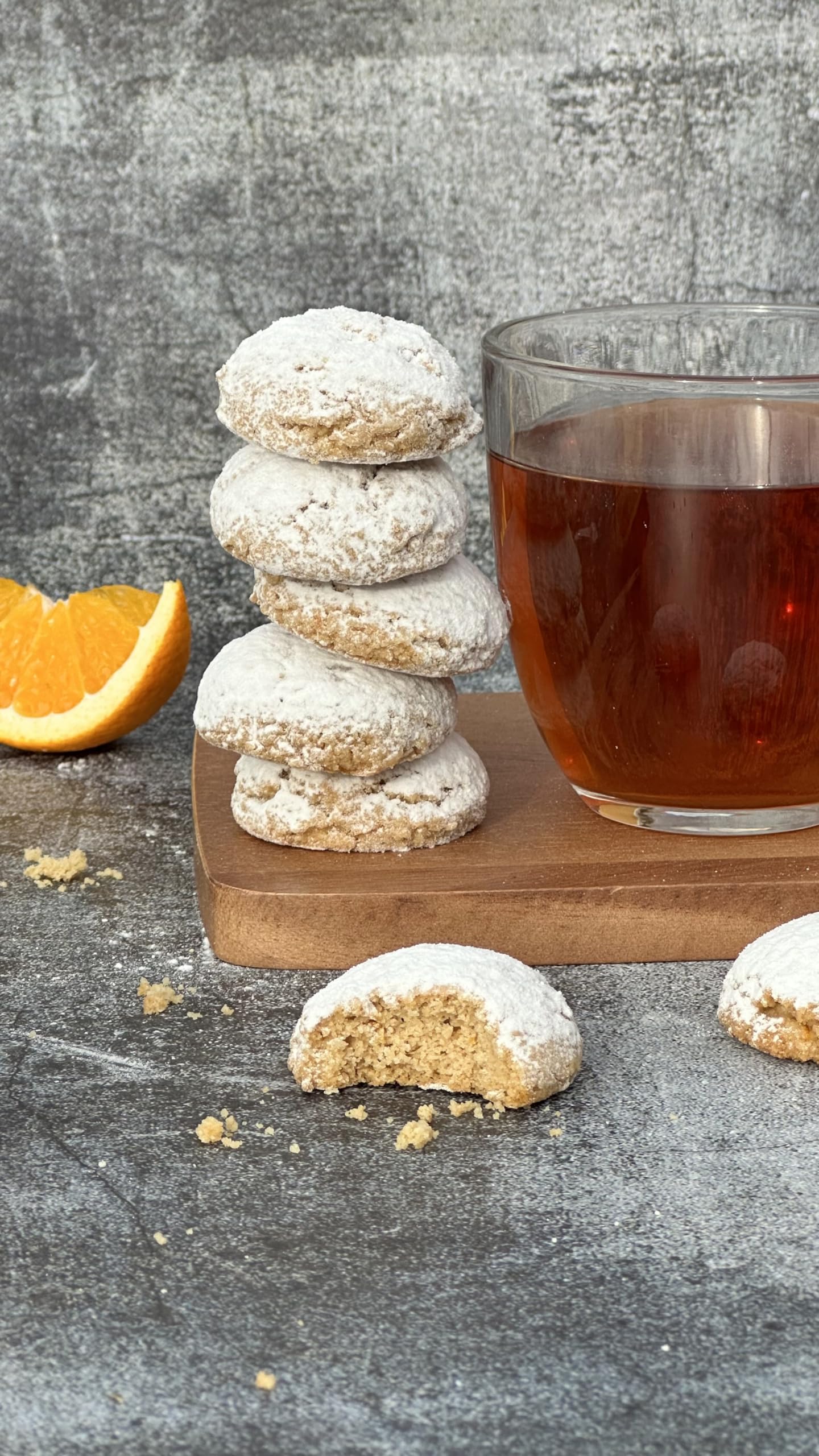 Orange Cookies, Sugar Free, Gluten Free, Dairy Free, Low Fat, Keto, Flèche Healthy Treats, 4.85Oz (Pack of 1)