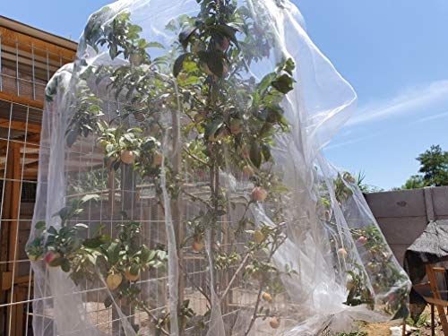 2 Pack 10 ft x 15ft Garden Insect Screen - Insect Barrier Netting Mesh Bird Netting Garden Plant Cover for Protecting Plants Vegetables Fruits Flowers from Birds & Insects