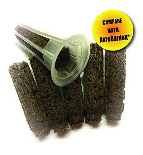 EZ-gro Salad Greens Mix (6) Pod Kit Compatible with Aerogarden Seed Pod Kit - Pre-Seeded Seed Pods for Hydroponic Garden - 4 oz Hydroponic Nutrients for Smart Garden