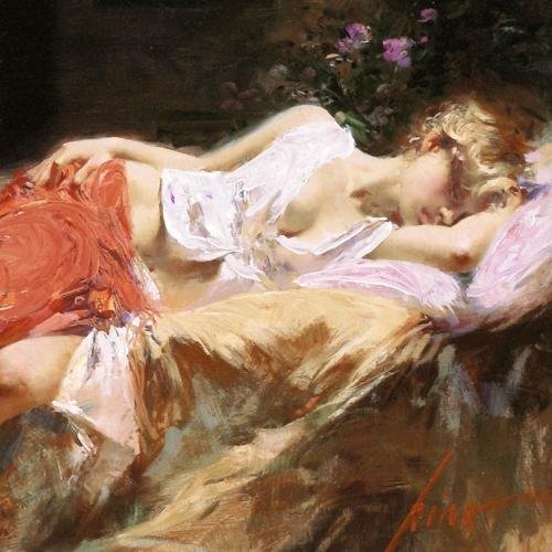 Day Dream - Artist Embellished Canvas
