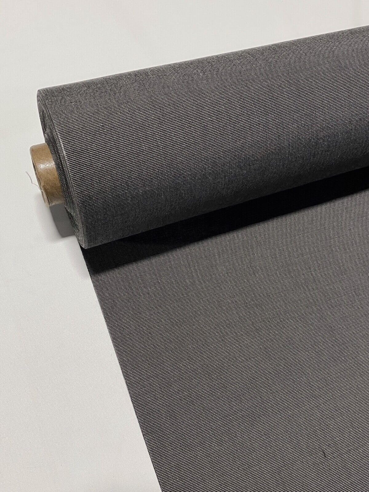 Charcoal Gray Domestic Marine Acrylic Awning Fabric Outdoor UV Resistant DWR 60 Inches Wide by The Yard