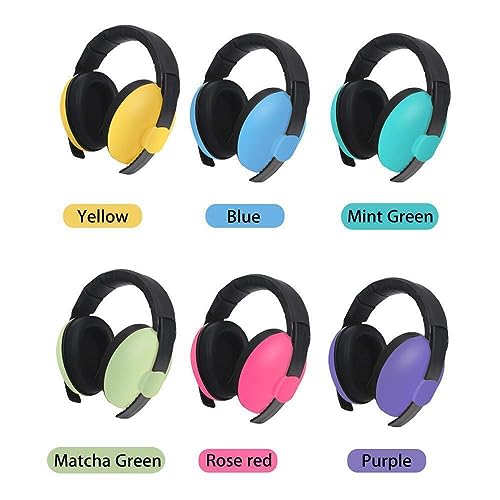 WEISIPU Ear Defenders Kids Children Hearing Protectors Baby Noise Cancelling Ear Muffs (Purple)