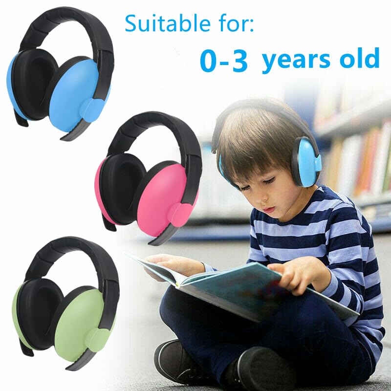 WEISIPU Ear Defenders Kids Children Hearing Protectors Baby Noise Cancelling Ear Muffs (Purple)