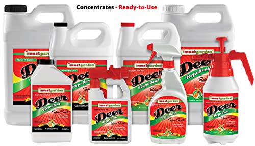 I Must Garden Deer Repellent: Spice Scent Deer Spray for Gardens & Plants β Natural Ingredients β 1 Gallon Ready to Use Refill