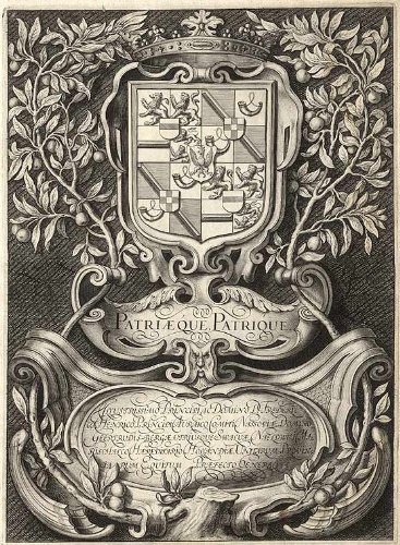 Armorial Frontispiece from 'Academie de l'Espee'