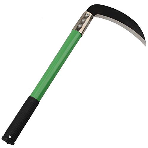 Clearing Sickle,Sickle for Weeding Tool and Weed Cutter,Garden Tools Suitable for Lawn Cleaning (14.5in)