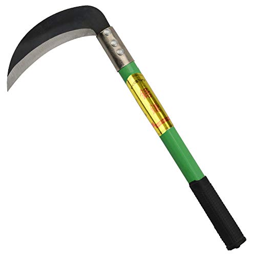 Clearing Sickle,Sickle for Weeding Tool and Weed Cutter,Garden Tools Suitable for Lawn Cleaning (14.5in)