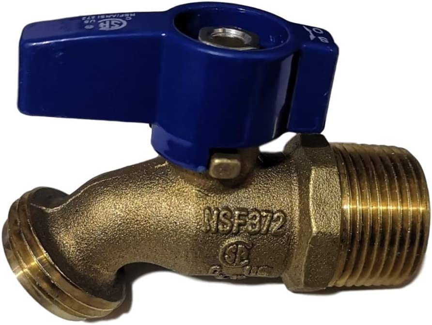 XFITTING 3/4'' Garden Hose Threaded Hose Bibb No Kink x 3/4'' Male NPT, 3/4'' Male, 3/4'' GHT