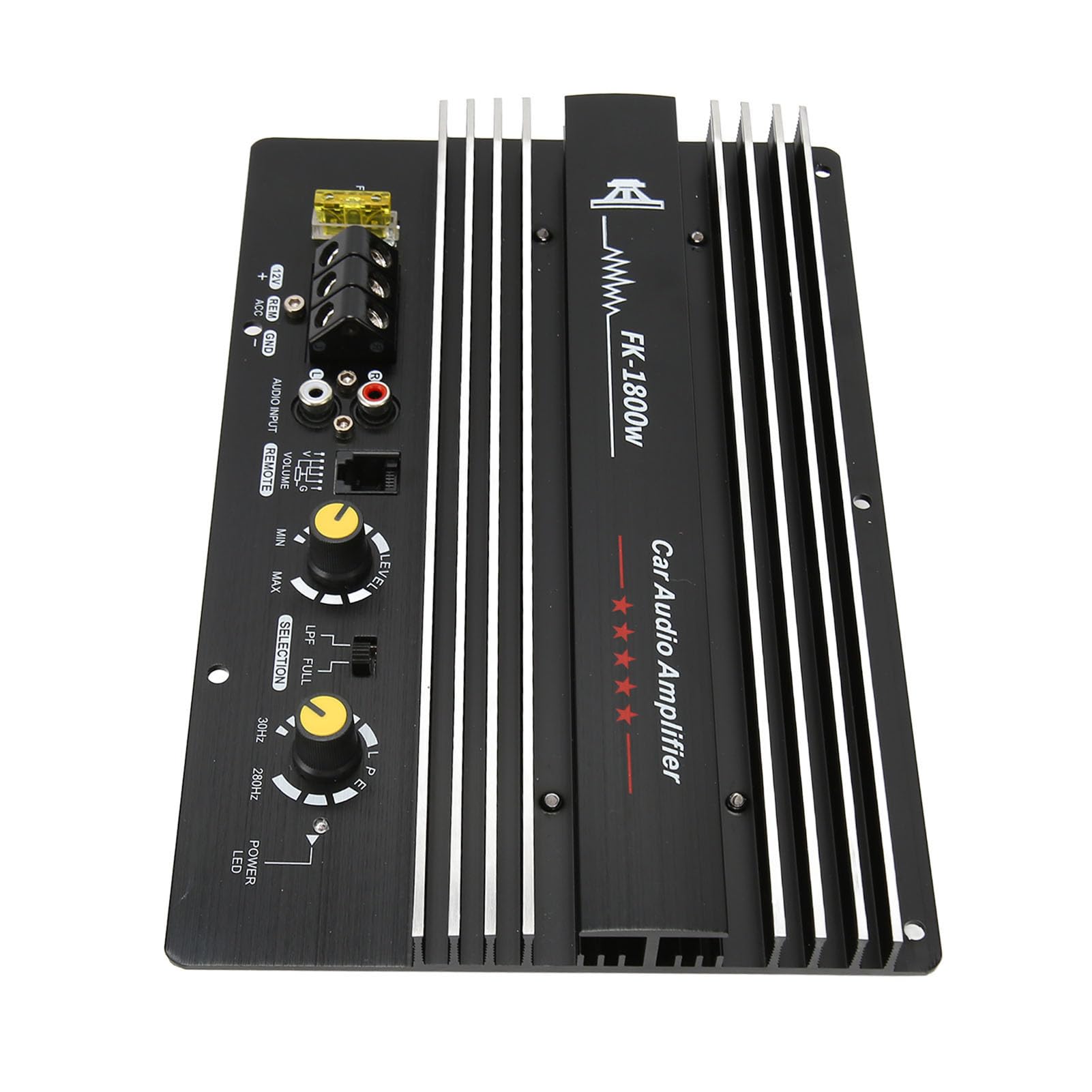Car Audio High Power Amplifier Board, 12V 1800W Powerful Bass Sub woofer Board Amp for Car Speaker Modification, DIY Module Automotive Stereo Amp Board