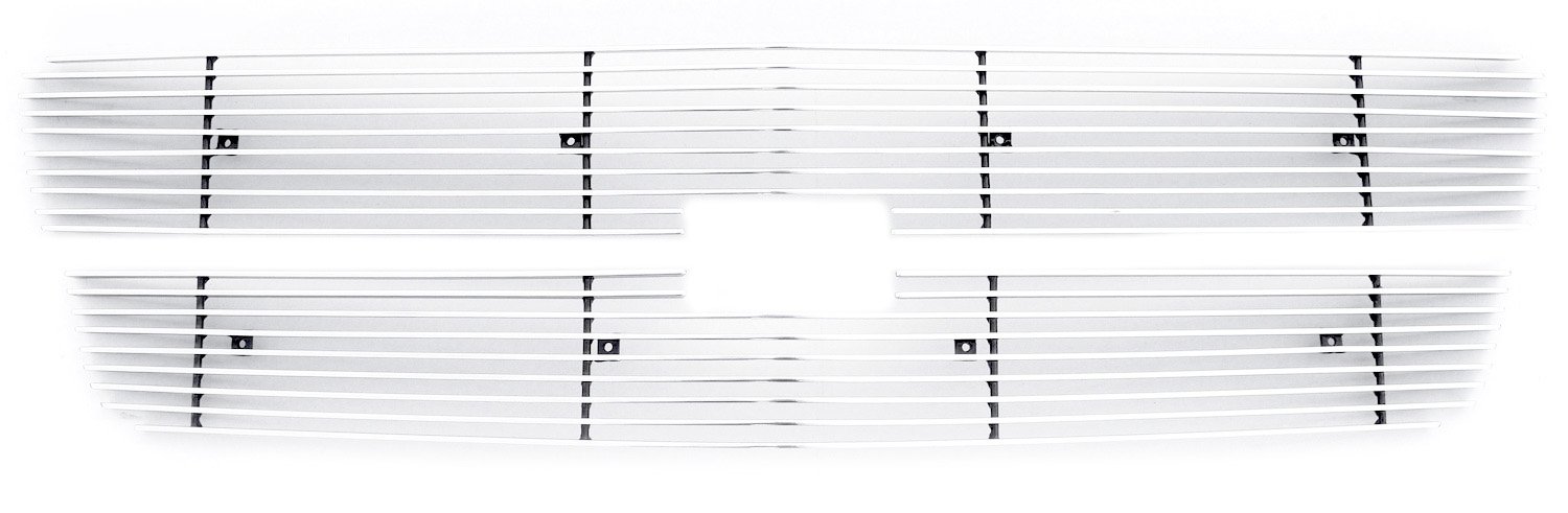 Chevrolet Silverado, Avalanche Billet Grille, Polished, 2 Pc, Overlay/Insert - PN #21100