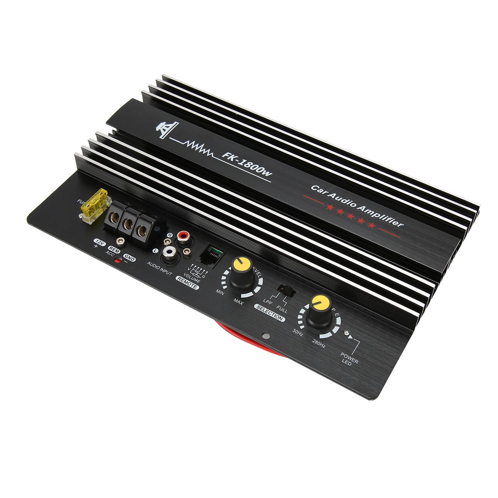 Car Audio High Power Amplifier Board, 12V 1800W Powerful Bass Sub woofer Board Amp for Car Speaker Modification, DIY Module Automotive Stereo Amp Board