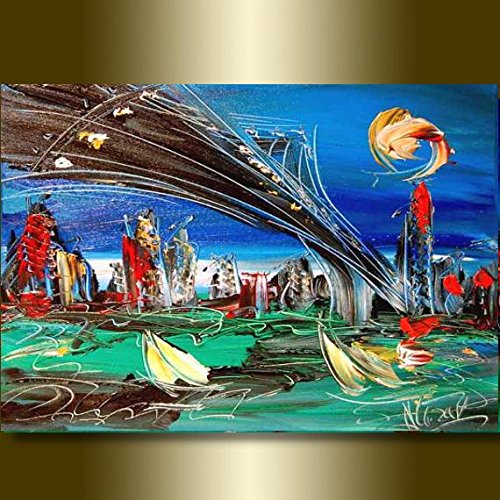 Original Oil Painting Ready to Display Stretched Canvas Landscape Modern Music Instruments Piano Flowers Jazz Hearts Saxophone Abstract Cityscape New York Style Pop Coffee Nude Impressionist Expressionist Guitar Fine Art Gallery Artist Canadian