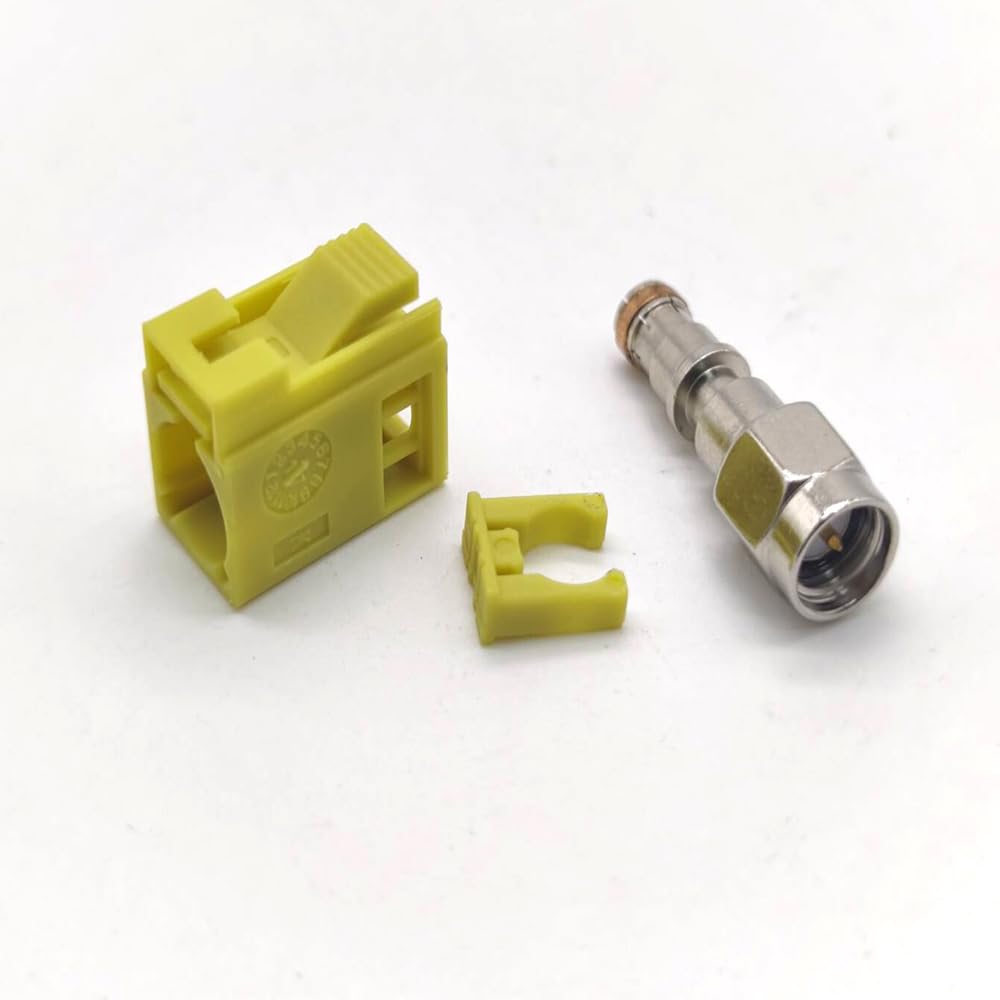 GXMRHWY A-Z Code Fakra Female to SMA Male Adapter Car RF Panel Mount Automotive Radio Connector (K Code)