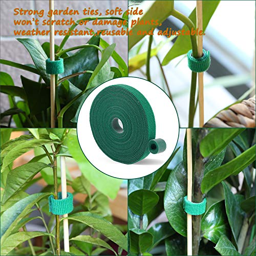 EAPFCT Trellis Netting 5x30ft 2 Pack Heavy-Duty Polyester Plant Support Trellis Net for Climbing Plants Garden Trellis Netting 6'' Mesh with Garden Ties