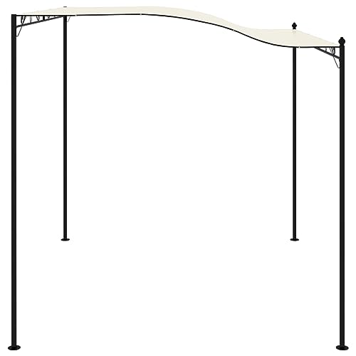 Gazebo Fabric,Camping Gazebo,Deck Gazebo,Outdoor Canopy,Garden Gazebo,Fruit Stand Gazebo,Patio Gazebo,Hardtop Gazebo,for Barbeque, Patio,Deck,Garden Party,Cream White