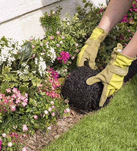 Plow & Hearth 55632 Recycled Rubber Permanent Garden Mulch Border, 120 L x 4.50 W, Black