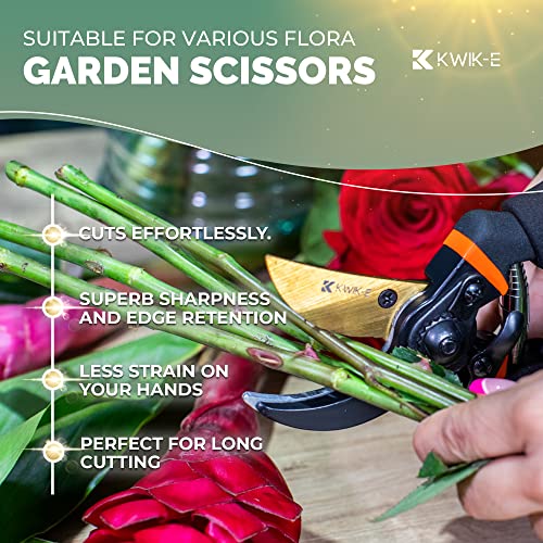 Pruning Shears for Gardening Heavy Duty, Premium Garden Scissors, Flower Cutter for Stems, Gardening tool - Cuts Branches and Flower Stems Up to 3/4'' in Diameter