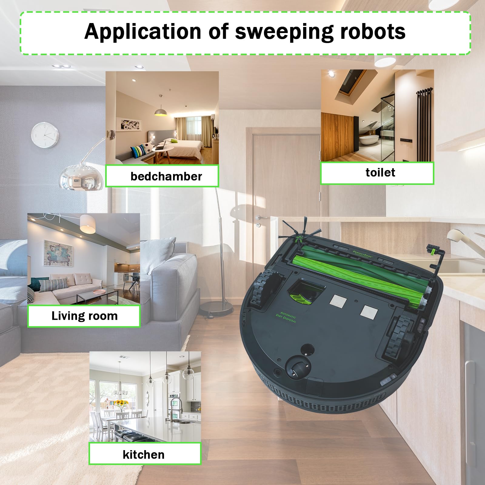 Replacement Parts for iRobot Roomba s9 (9150) s9+ s9 Plus (9550) s Series Robot Vacuum Cleaner Accessory Kit