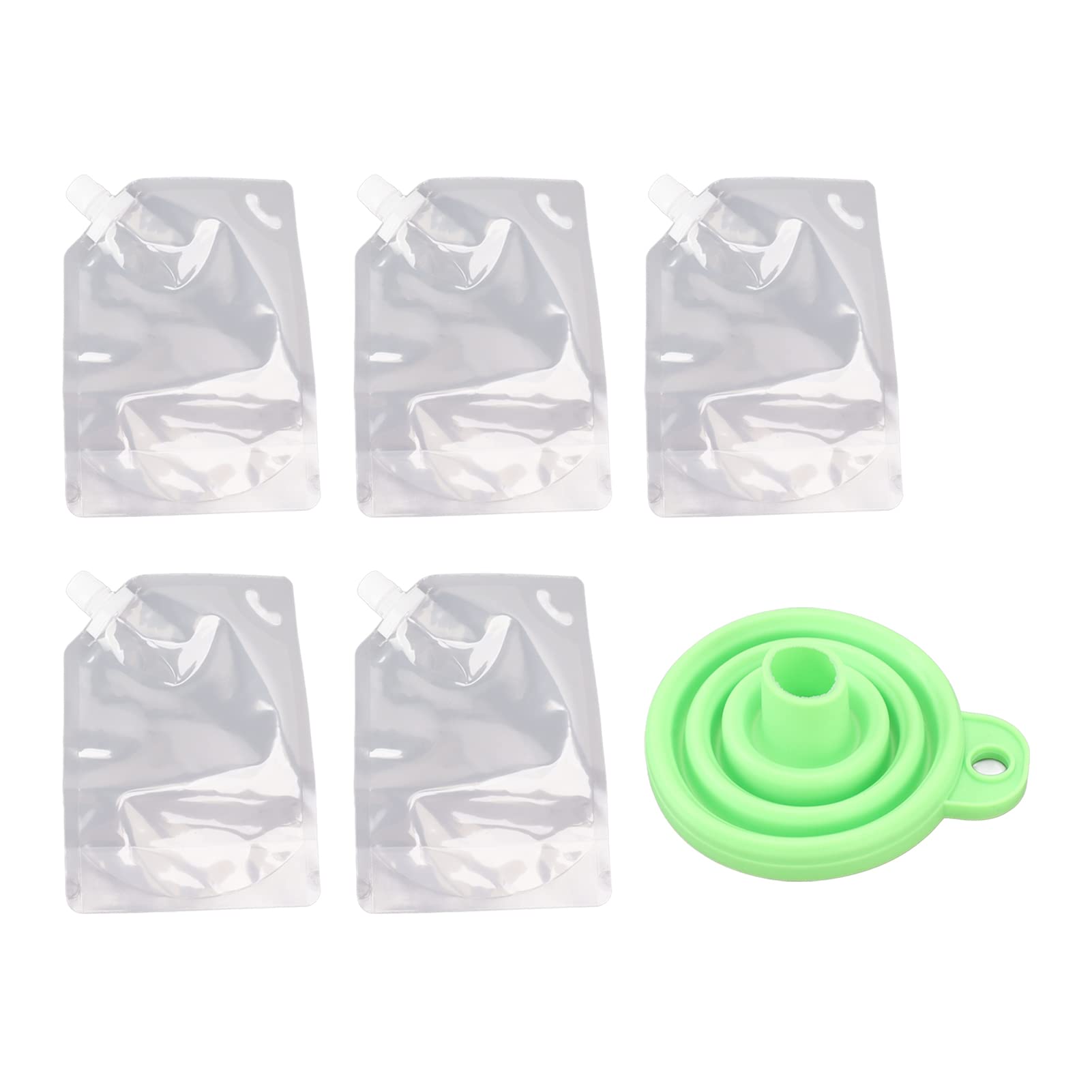 5Pcs Cereal Rice Storage Bag,Grain Sealed Storage Bag,Reusable Transparent Grain Storage Bag Airtight Grain Storage Containers with Lids for Rice Cereals Flour Nuts(1kg)