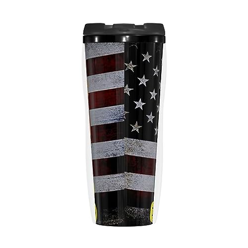 HLQkshWr Third Rock Eye Band Blind Coffee Cups with Lid for Keep Beer Reusable Coffee Mug Travel Cups Tumblers Drinking Cups for Men Women Modern Coffee Accessories Water Bottle for Home 350ml