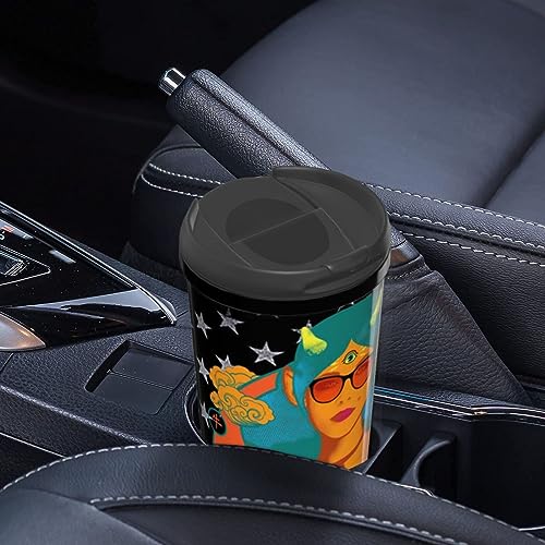 HLQkshWr Third Rock Eye Band Blind Coffee Cups with Lid for Keep Beer Reusable Coffee Mug Travel Cups Tumblers Drinking Cups for Men Women Modern Coffee Accessories Water Bottle for Home 350ml