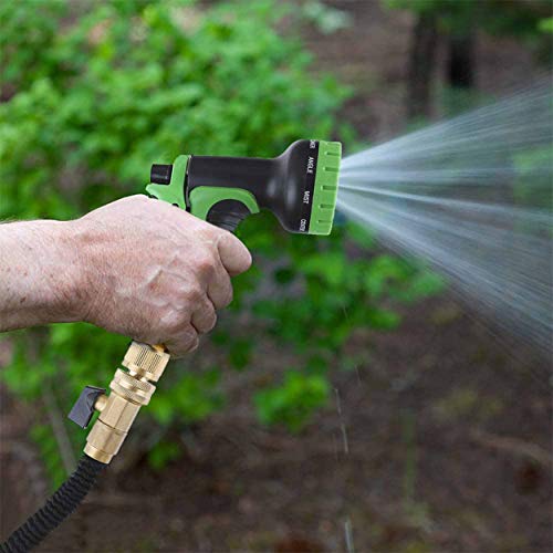 DIRECT MFG Garden Hose Quick Connect - Solid Brass, No Leakage, No Rusting, No Breakage - Easy, Quick Disconnect Water Hose Fittings for Garden Hose Connector - 3/4 Inch GHT (2 Sets)