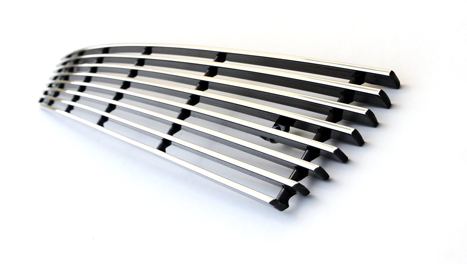 2004-2007 Armada, 04-14 Titan Billet Bumper Grille, Polished, 1 Pc, Bolt-On - PN #25780