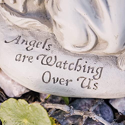 VP Home Praying Angel Watching Over Us Angel Decorations for Home Solar Powered LED Outdoor Decor Garden Light Angel Statues and Figurines for Home, Patio, Yard Art