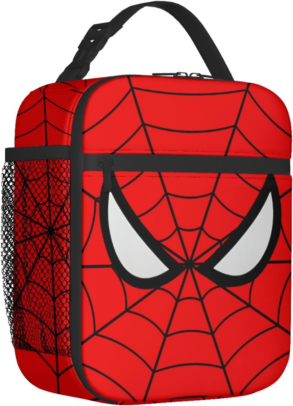 suzzc Reusable Anime Lunch Box Insulated Lunch Bag Large Capacity Durable Lunch Tote for Men Women Gift Travel Hiking