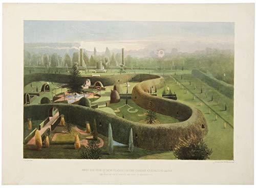 Birds Eye View of (Mon Plaisir) in the Garden at Elvaston Castle. The Seat of the Right Hon'ble. the Earl of Harrington